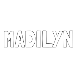 MADILYN Coloring Page