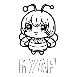 MYAH Coloring Page