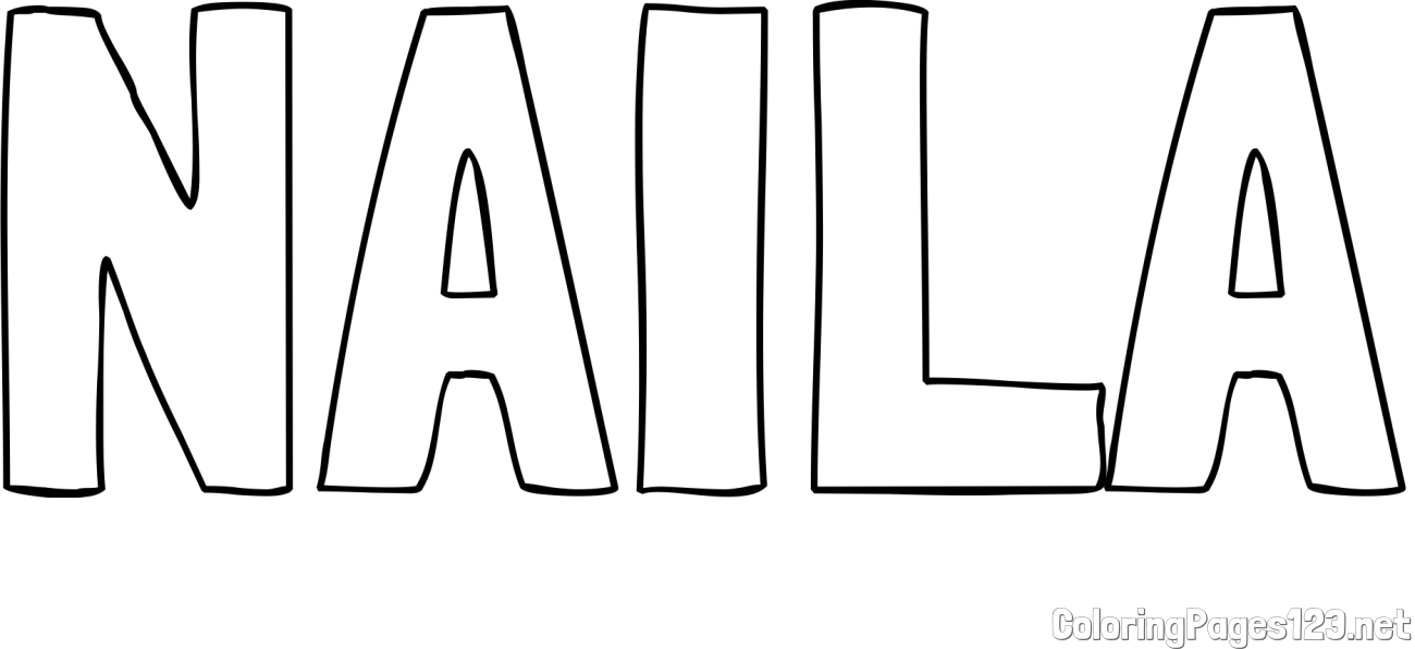 NAILA Coloring Page