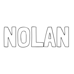 NOLAN Coloring Page