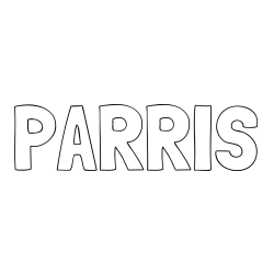PARRIS Coloring Page