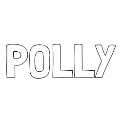 POLLY Coloring Page
