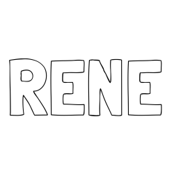 RENE Coloring Page