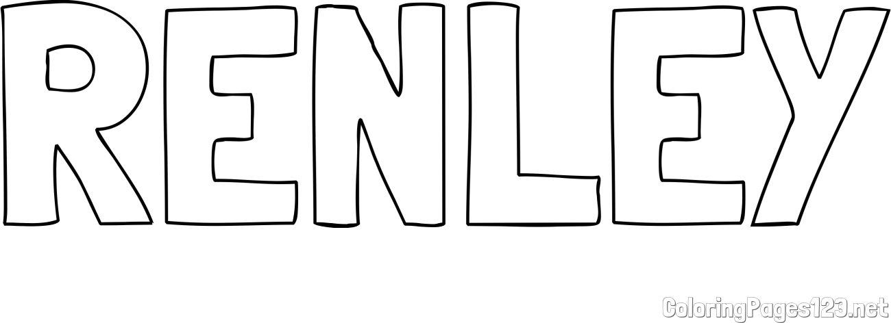 RENLEY Coloring Page