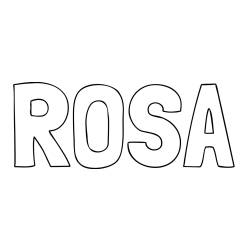 ROSA Coloring Page