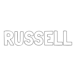 RUSSELL Coloring Page