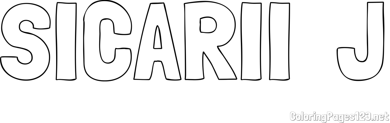 SICARII - J Coloring Page