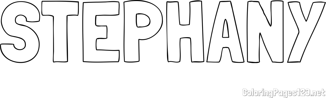 STEPHANY Coloring Page