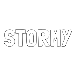STORMY Coloring Page