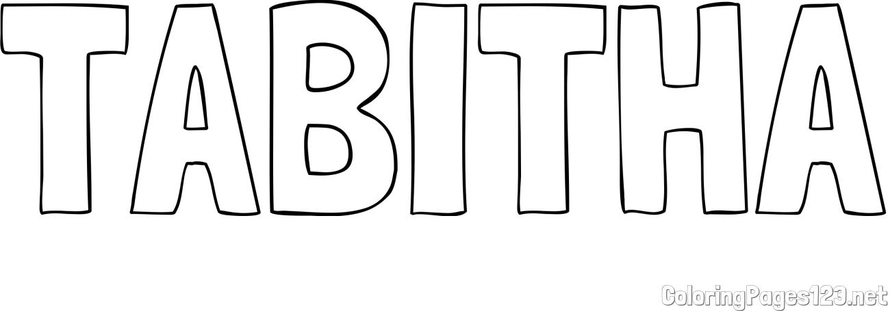 TABITHA Coloring Page