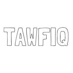 TAWFIQ Coloring Page