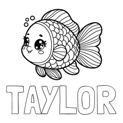 TAYLOR Coloring Page