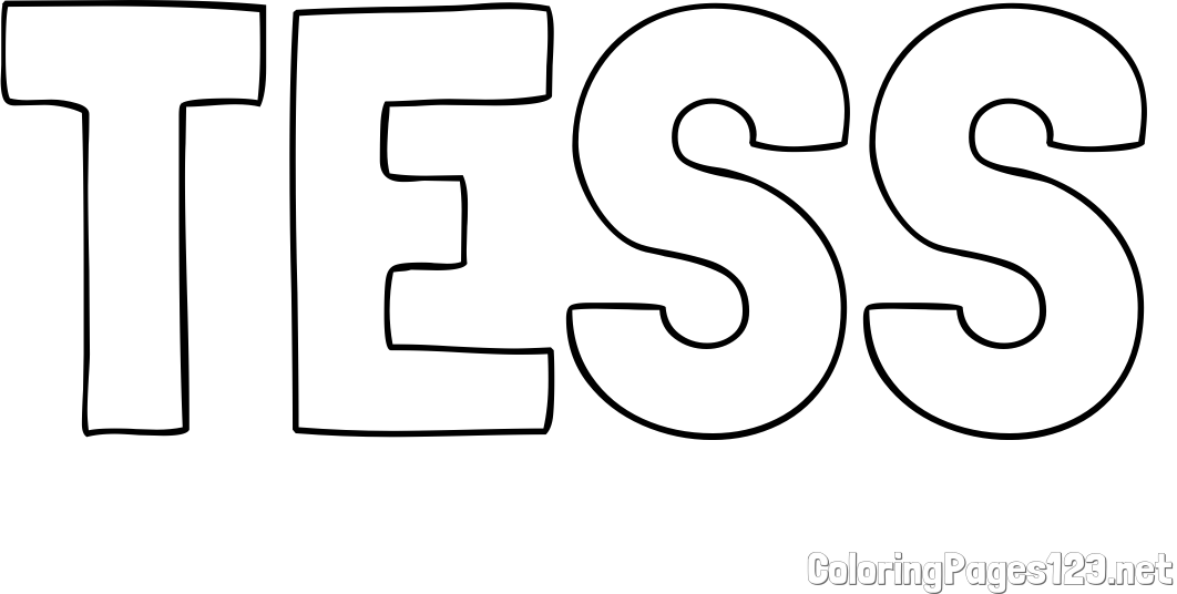 TESS Coloring Page