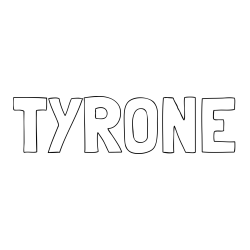 TYRONE Coloring Page