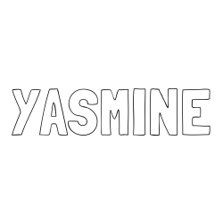 YASMINE Coloring Page
